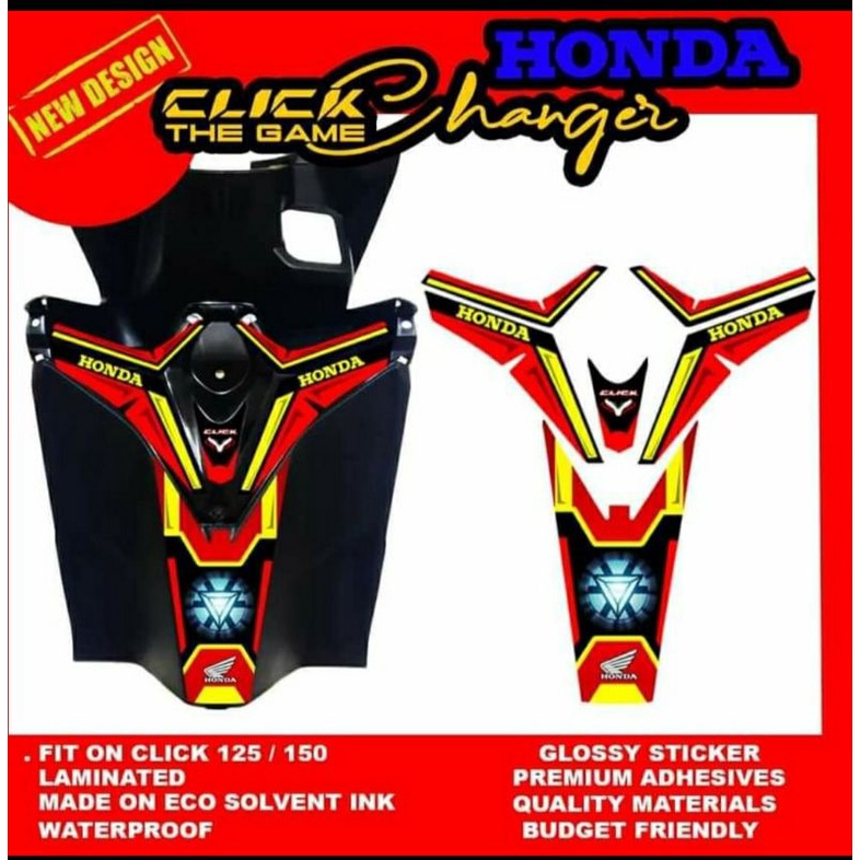 Honda Click 125/150i V2 Cowling pad(Inner fairing sticker) | Shopee ...