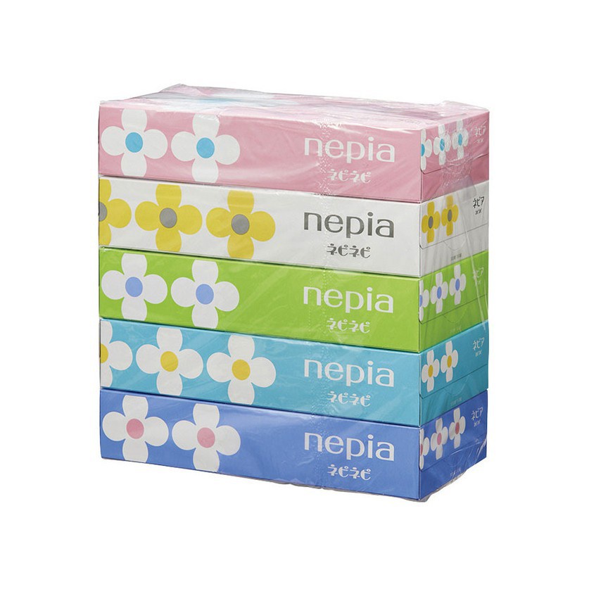 Set Of 5 Nepia Tissue Boxes 150 Sheets (Japan) | Shopee Philippines