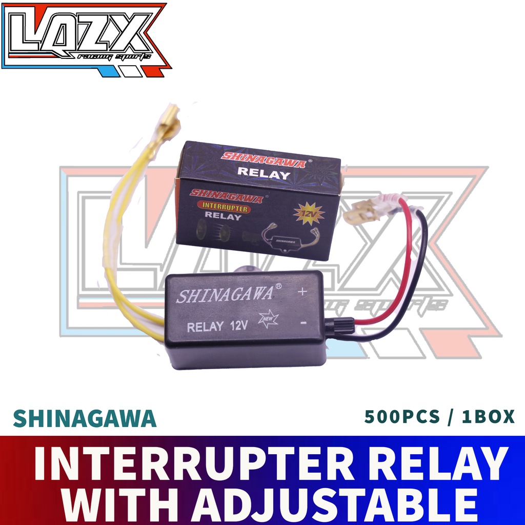 SHINAGAWA HORN INTERRUPTER RELAY WITH ADJUSTER 12V UNIVERSAL | Shopee ...