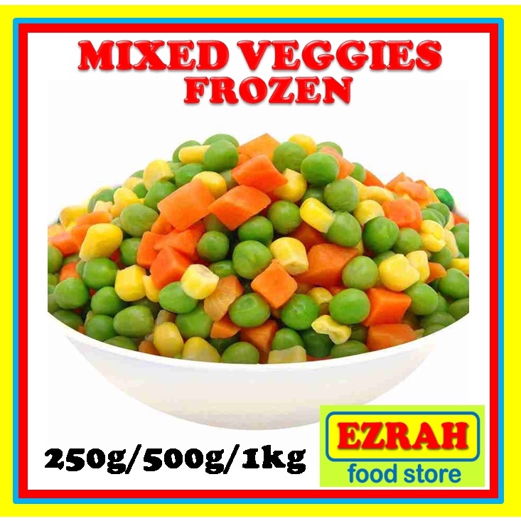 Frozen Mixed Veggies 1kg | Shopee Philippines