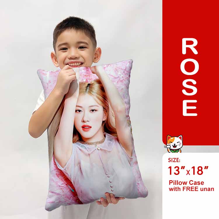 Blackpink Rose merch pillow big size 13x18 inches with FREE facemask ...