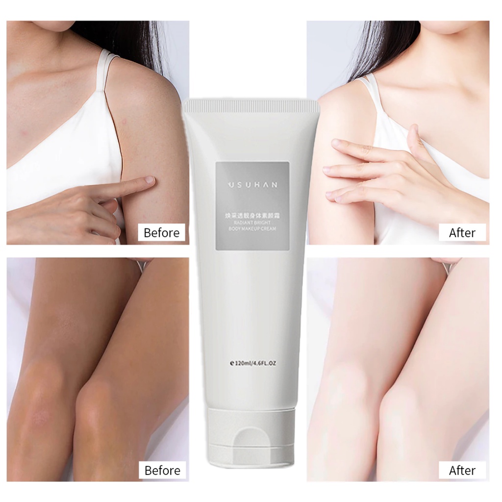 Rapid Skin Bleaching Cream Body Whitening Cream Niacinamide Brightening Face & Body Cream 120ML ...