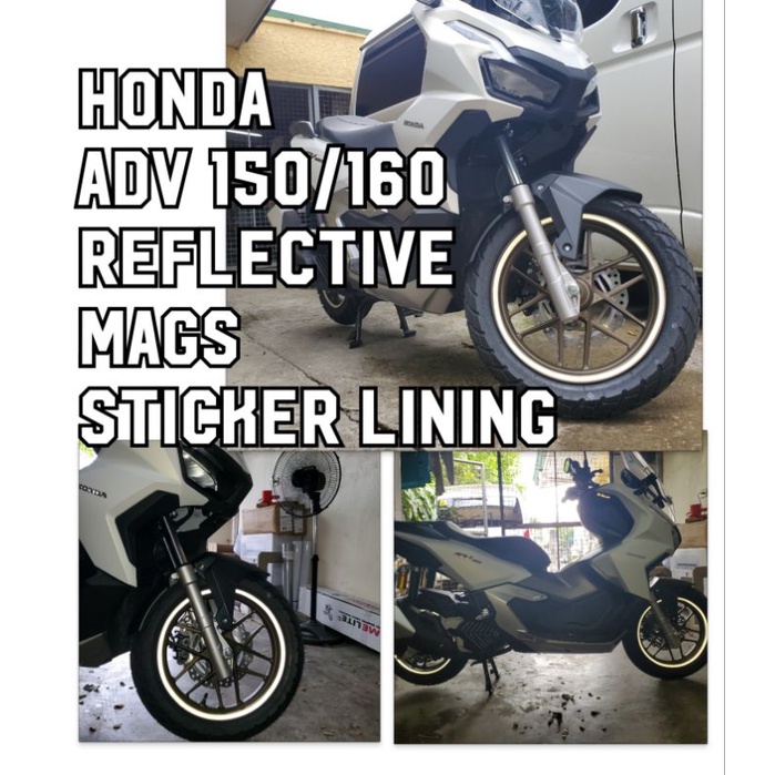 honda adv 160/150 reflective mags sticker lining | Shopee Philippines