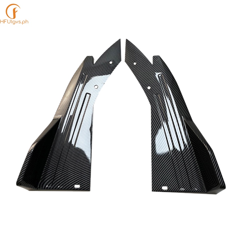 2PCS Car Rear Bumper Lip Winglets Side Skirt Splitters Spoiler Lips ...