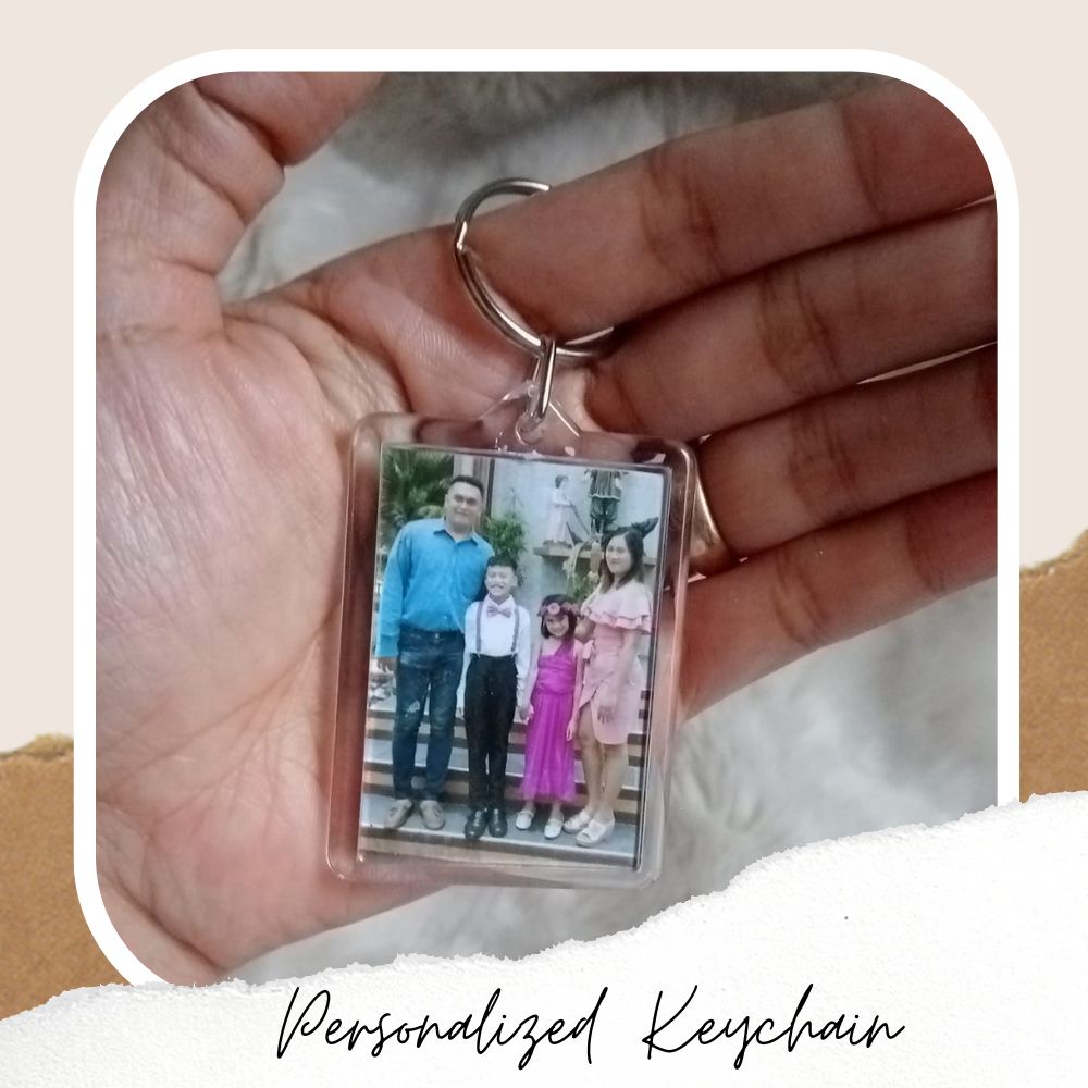 Personalized Acrylic Rectangle Keychains (Back to back Print) Souvenirs ...
