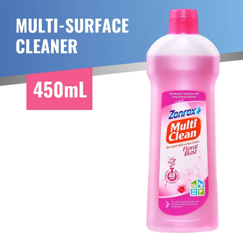 Zonrox Multi Surface Cleaner Floral Blast 450ml | Shopee Philippines