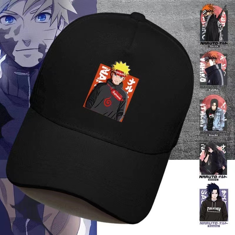Naruto Naruto Print Couple Baseball Hat New Trend Japanese Anime Wisdom ...