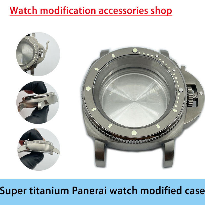 Seiko Modified Case Titanium C3 All-luminous Titanium Scale Ring Press ...