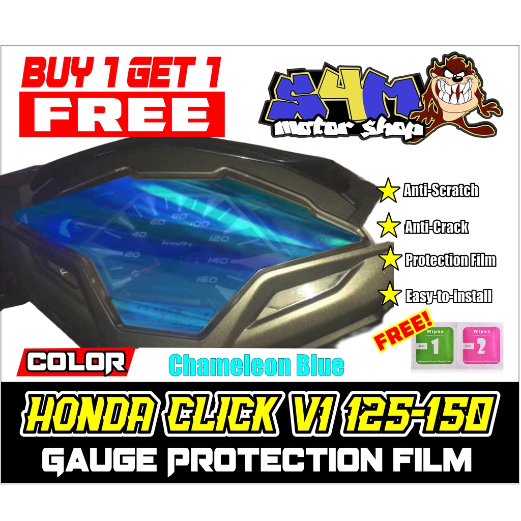 BUY 1 GET 1 HONDA Click Version 1 125/150 Gauge Protection Film (Anti ...