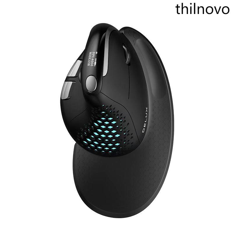 Delux M618xs Wireless vertical multi-button mouse three-mode ergonomics ...