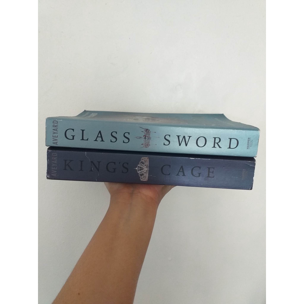 Glass Sword and King's Cage by Victoria Aveyard preloved | Shopee ...