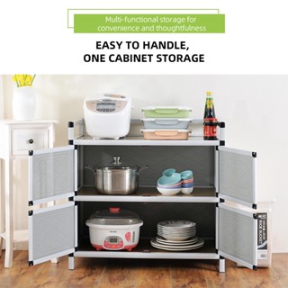 Gas stove Stainless steel kitchen shelf Storage rack rak cabinet 2 ...