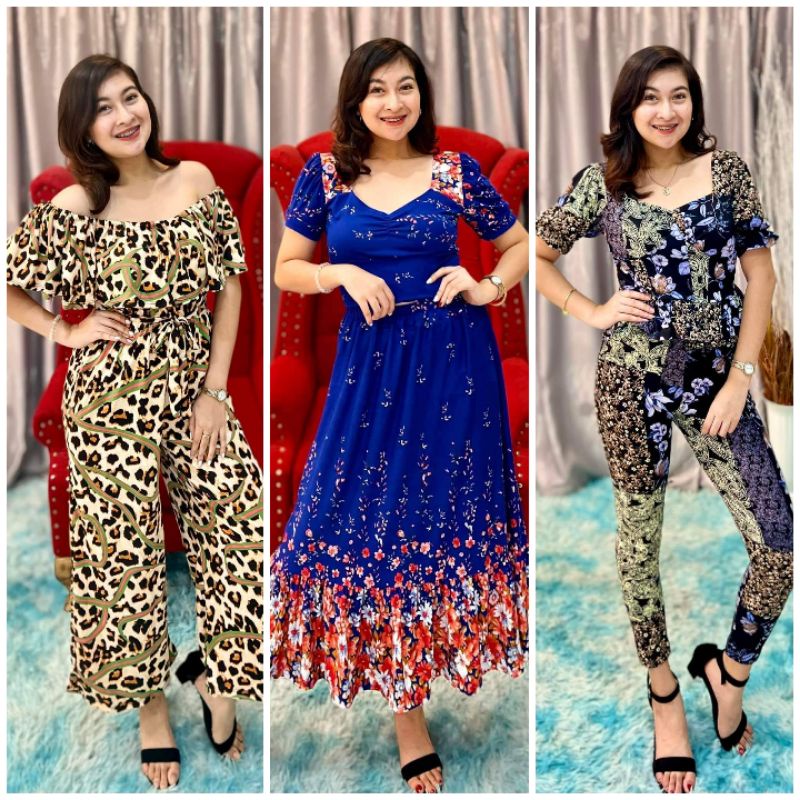 Assorted Trendy Terno and Dresses (M to 2XL) | Shopee Philippines