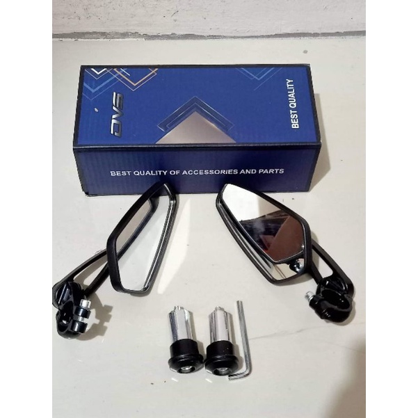 DVS BAR END MIRROR UNIVERSAL BLACK | Shopee Philippines