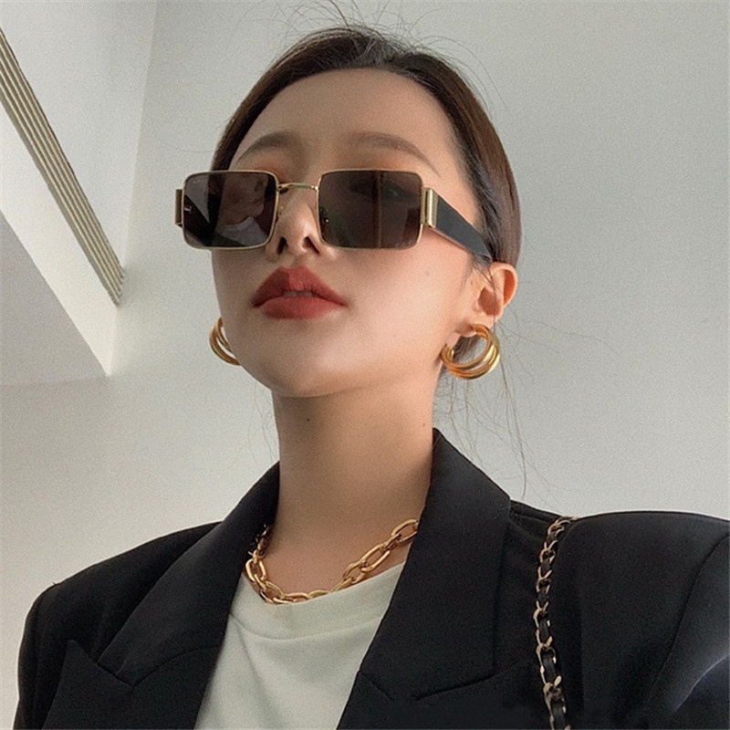 New fashion ins European and American retro sunglasses Personality ...