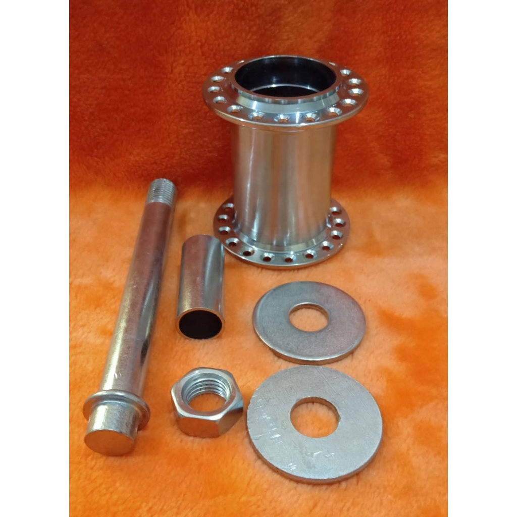 SIDE WHEEL HUB 6304 W/AXLE (CHROME) | Shopee Philippines