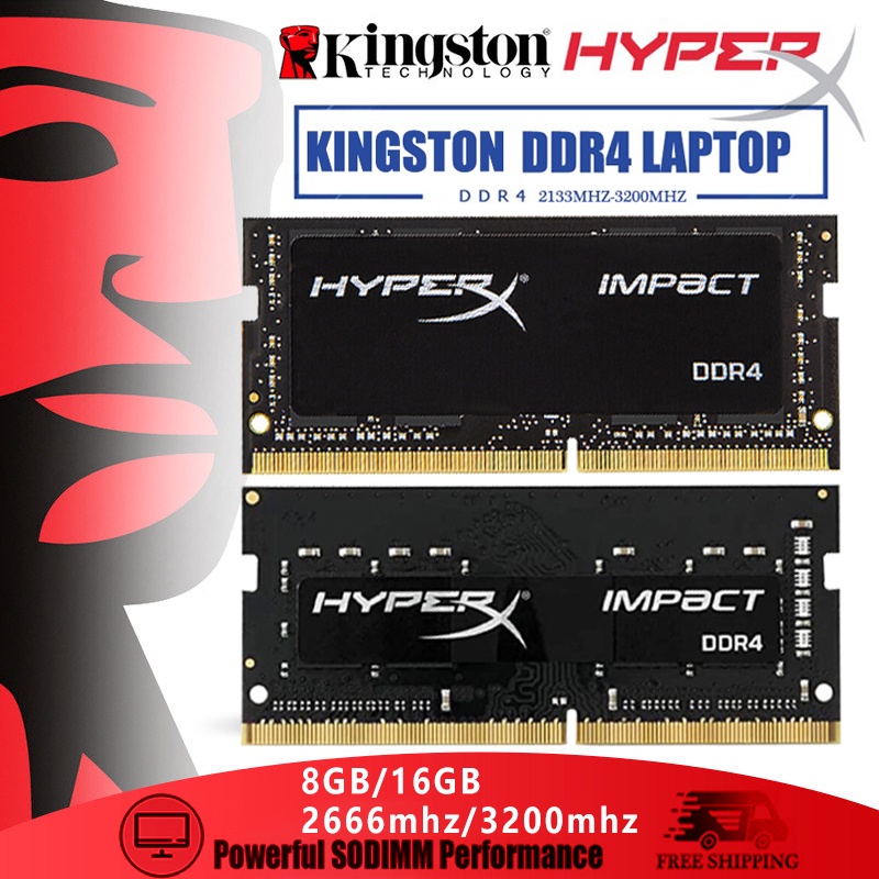 Kingston HyperX DDR4 RAM 8g/16g 2666Mhz 3200MHz DIMM RAM for laptop Internal Memory | Shopee ...
