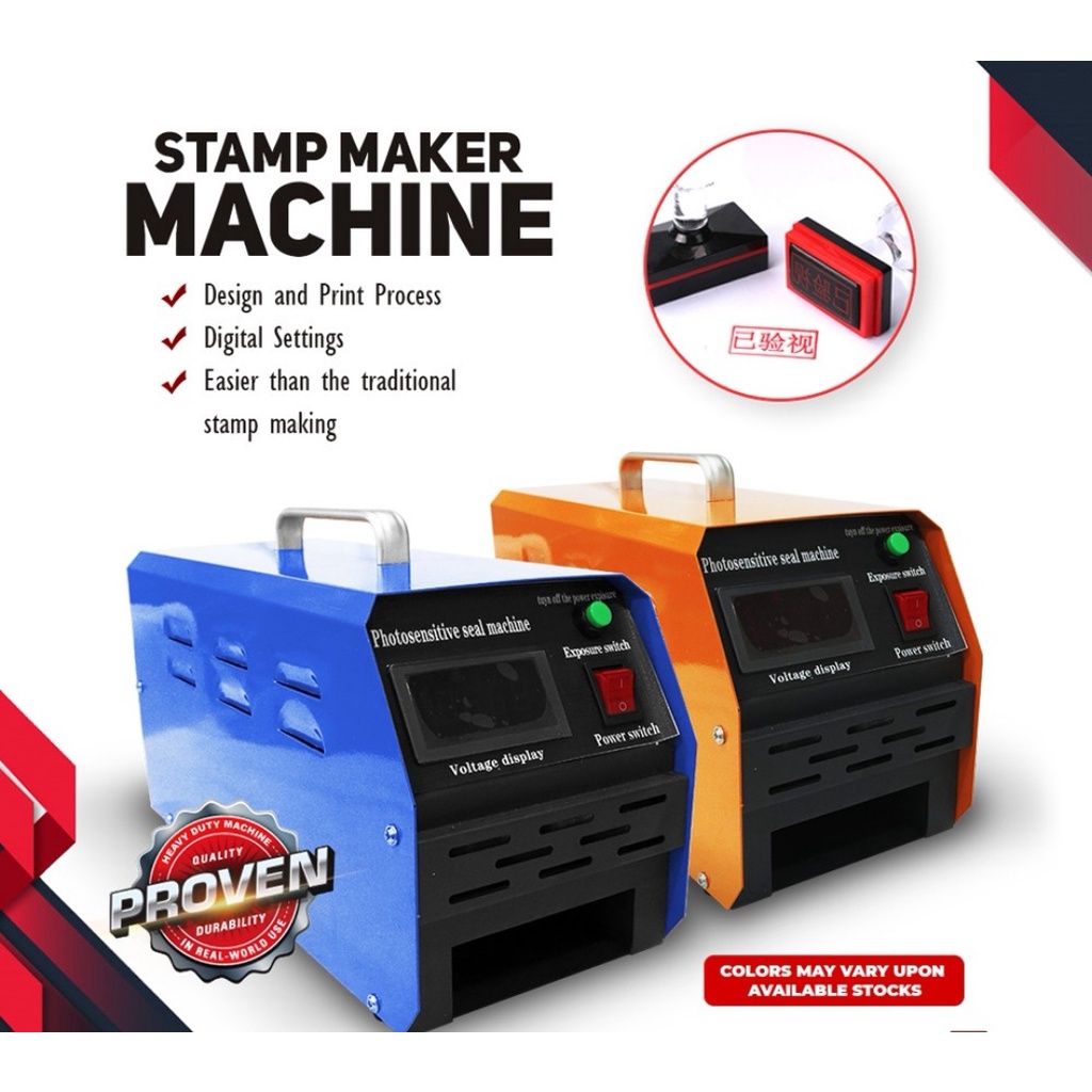 PHOTOSENSITIVE FLASH STAMP MACHINE HY2000 | Shopee Philippines