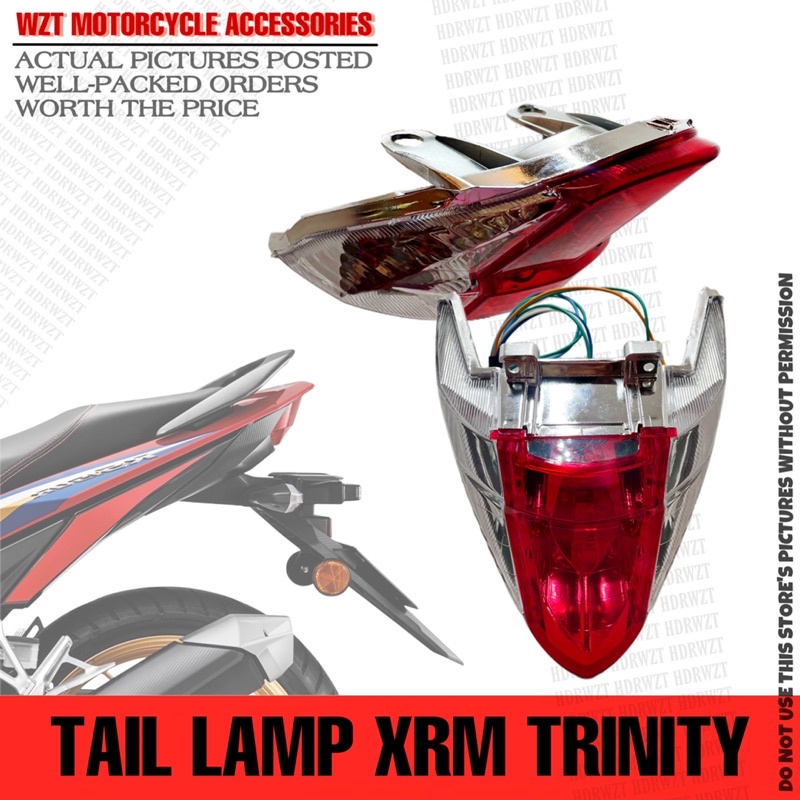 CSL HONDA XRM TRINITY TAIL LIGHT / TAIL LAMP MOTORCYCLE JAPAN QUALITY ...