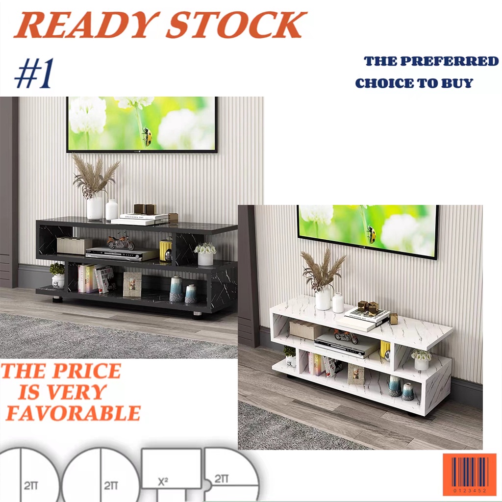 COD 120CM TV Rack Cabinet Table Multifunctional Table Modern Living ...