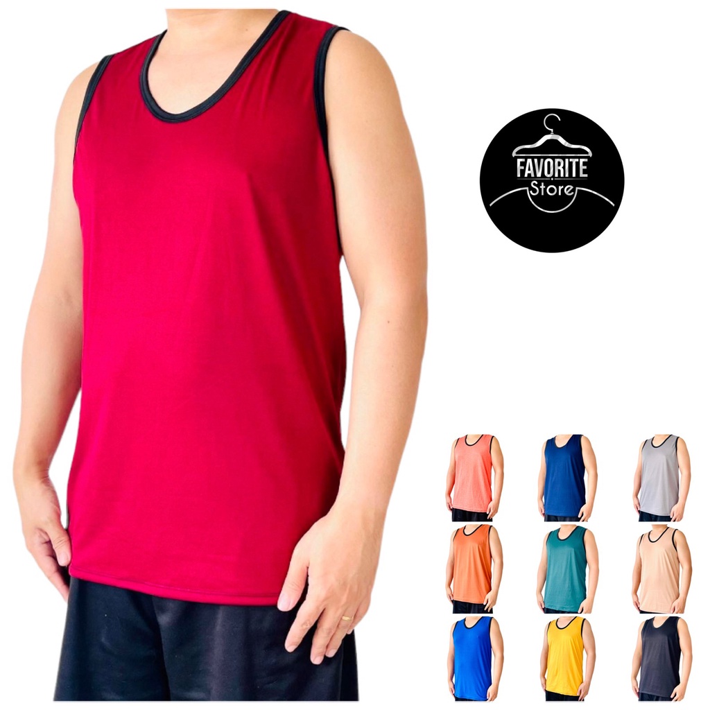 Mens Sando Plain Cotton Casual Beach Pambahay Cotton Fabric Free Size ...