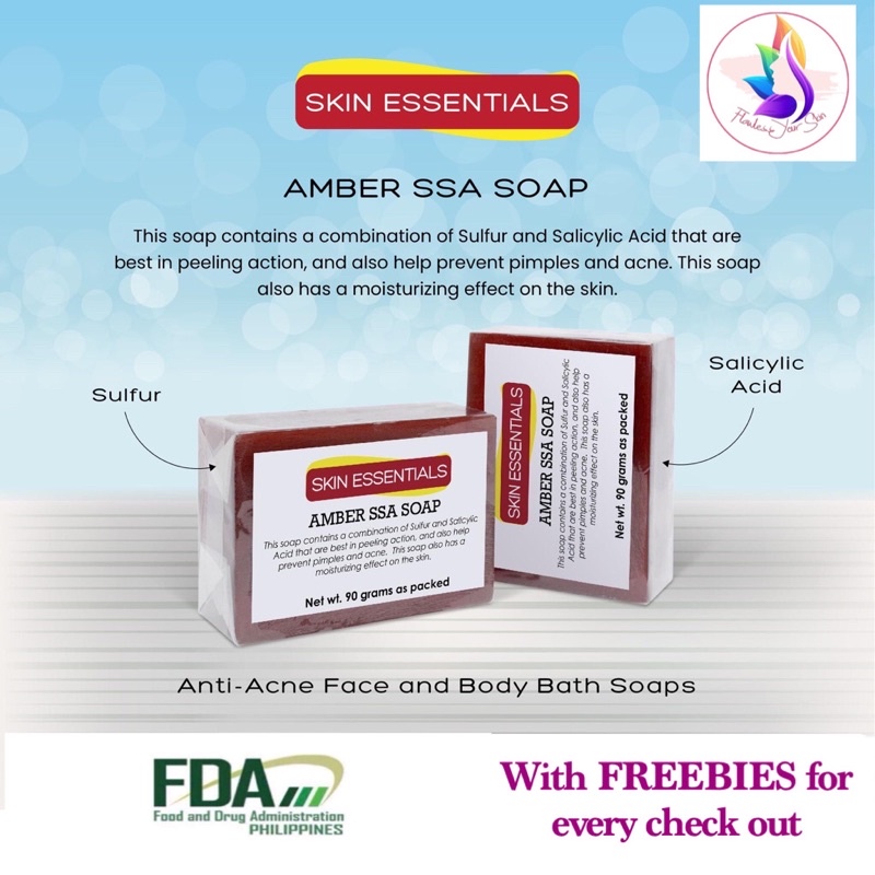 Amber SSA Soap (Sulfur & Salicylic Acid Soap) 90g | Shopee Philippines