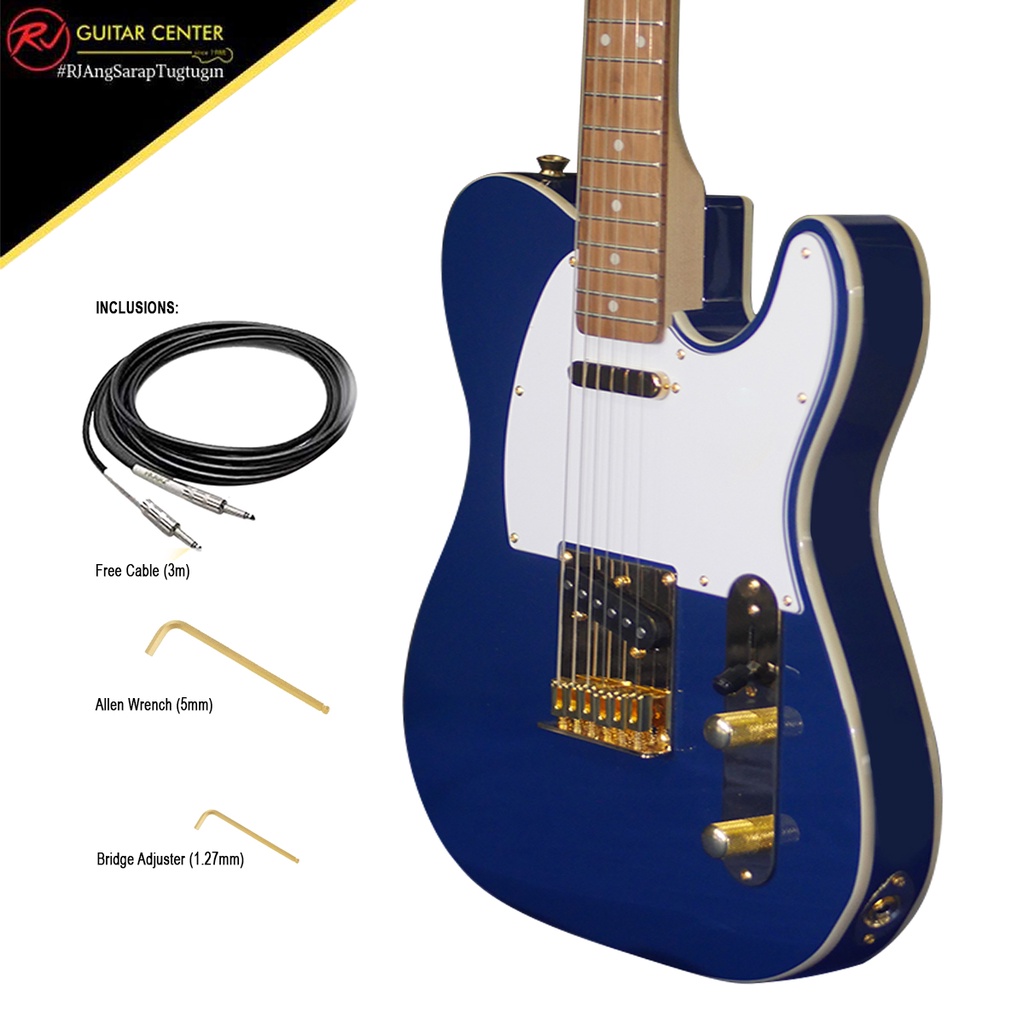 RJ Gigline Electric Guitar - Special Edition Broadcaster Space Blue ...