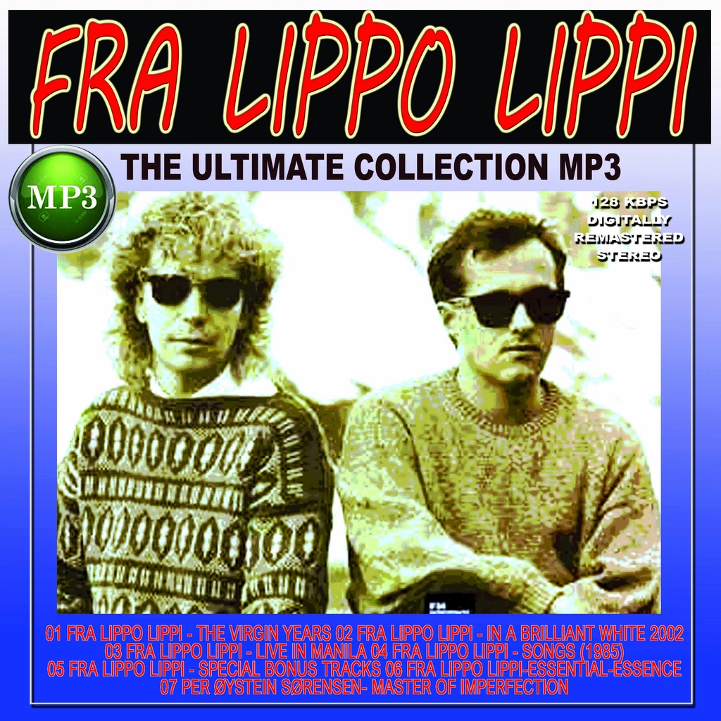FRA LIPPO LIPPI MP3 music CD for PCCDROM /dvd PLAYER all original ...
