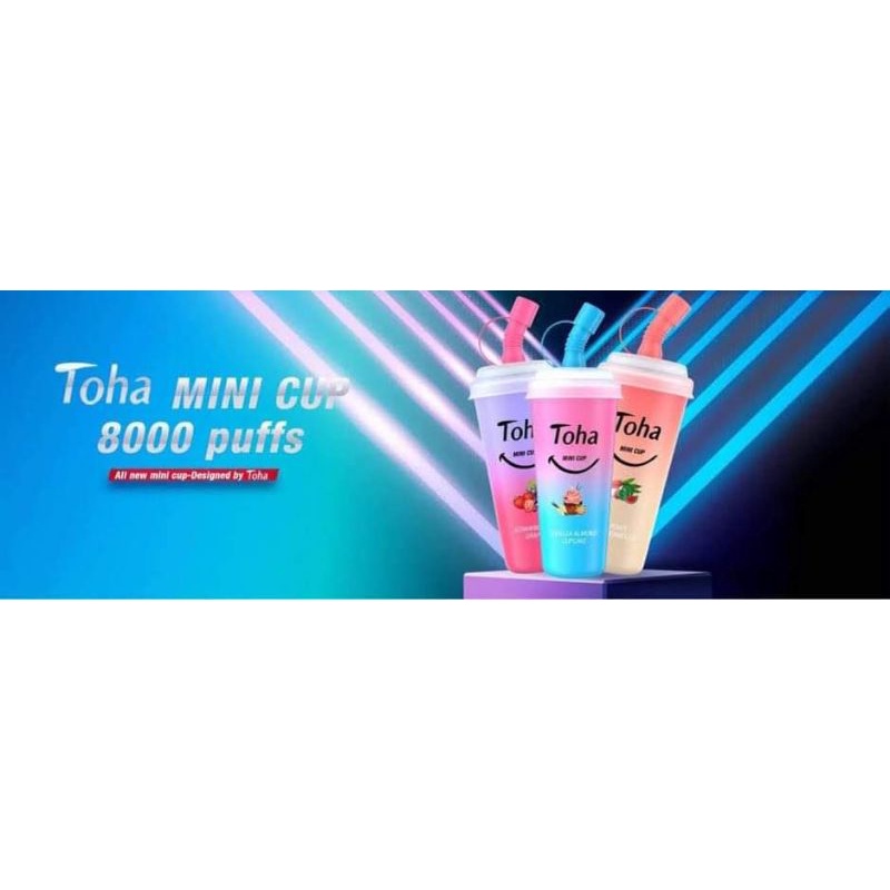 TOHA MINI CUP 8000 PUFFS - Disposable - LEGIT | Shopee Philippines