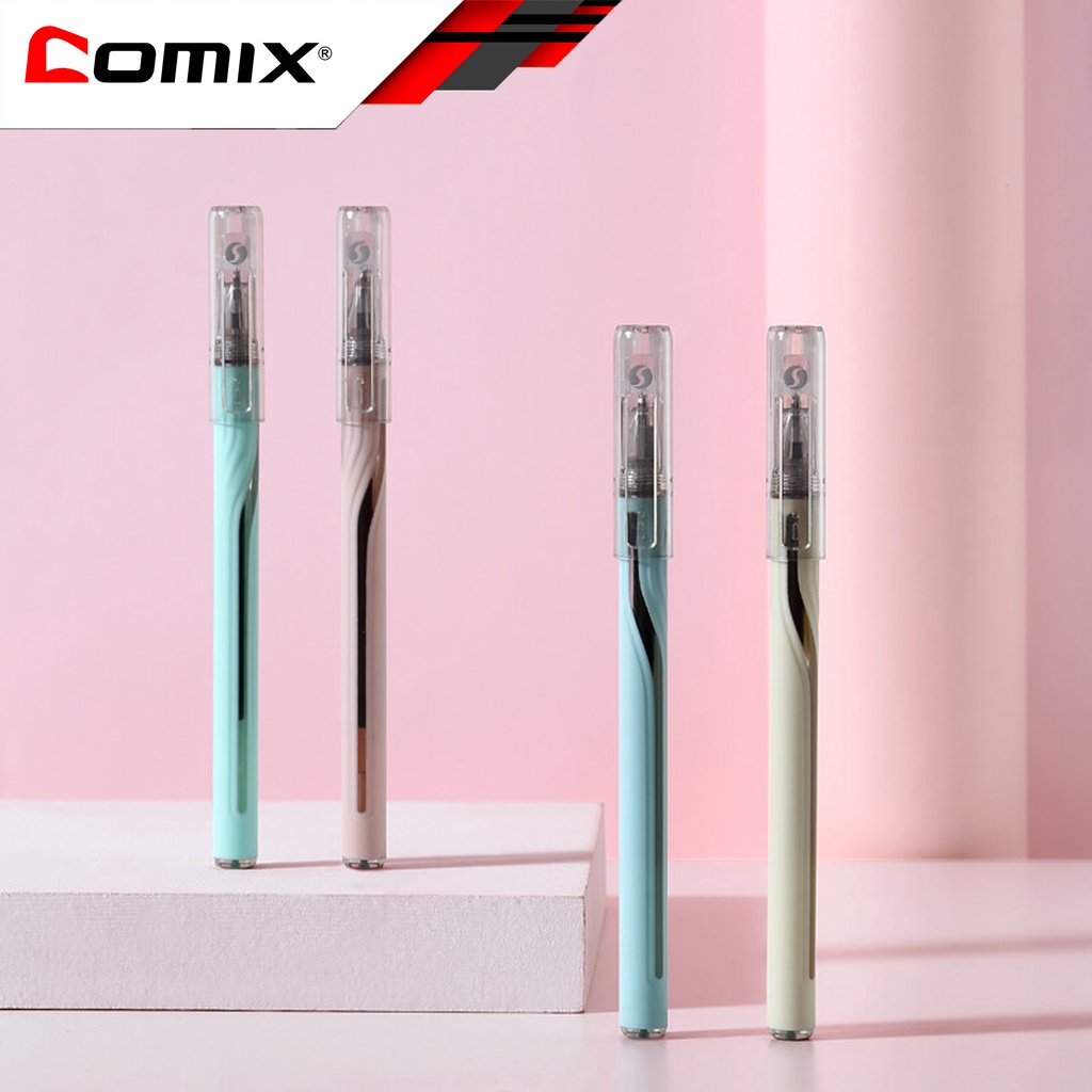 Comix Capped Gel-Ink Pen 0.5mm Black | Shopee Philippines