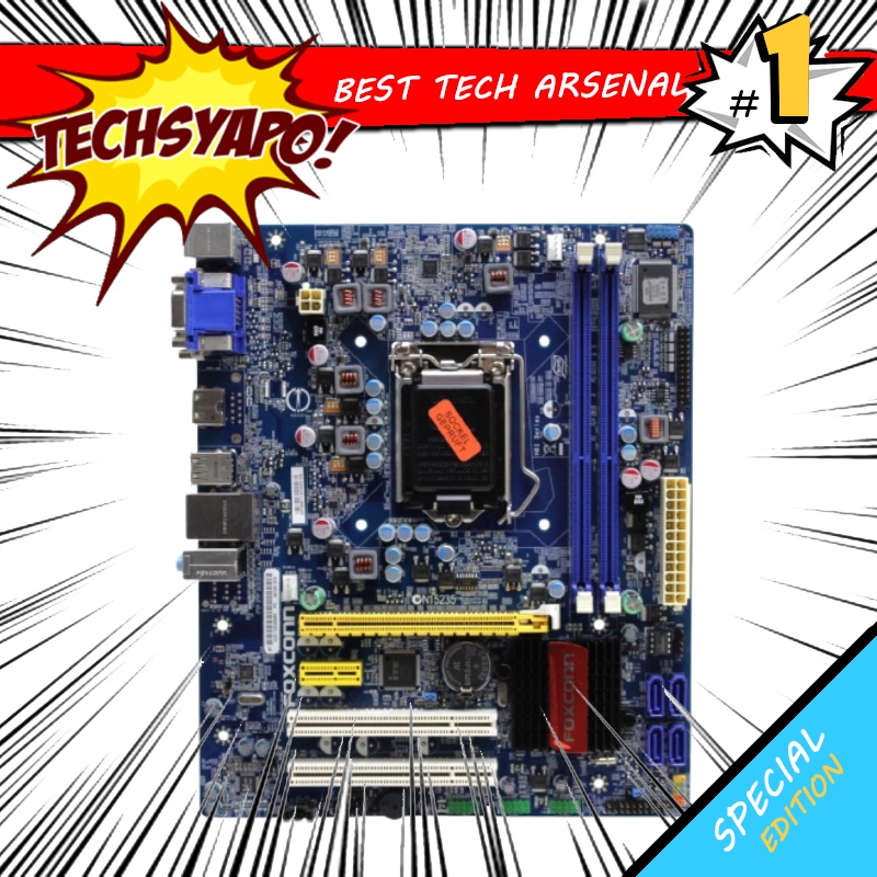 Motherboards Brand New Foxconn H61MX V2.0 Motherboard | Shopee Philippines