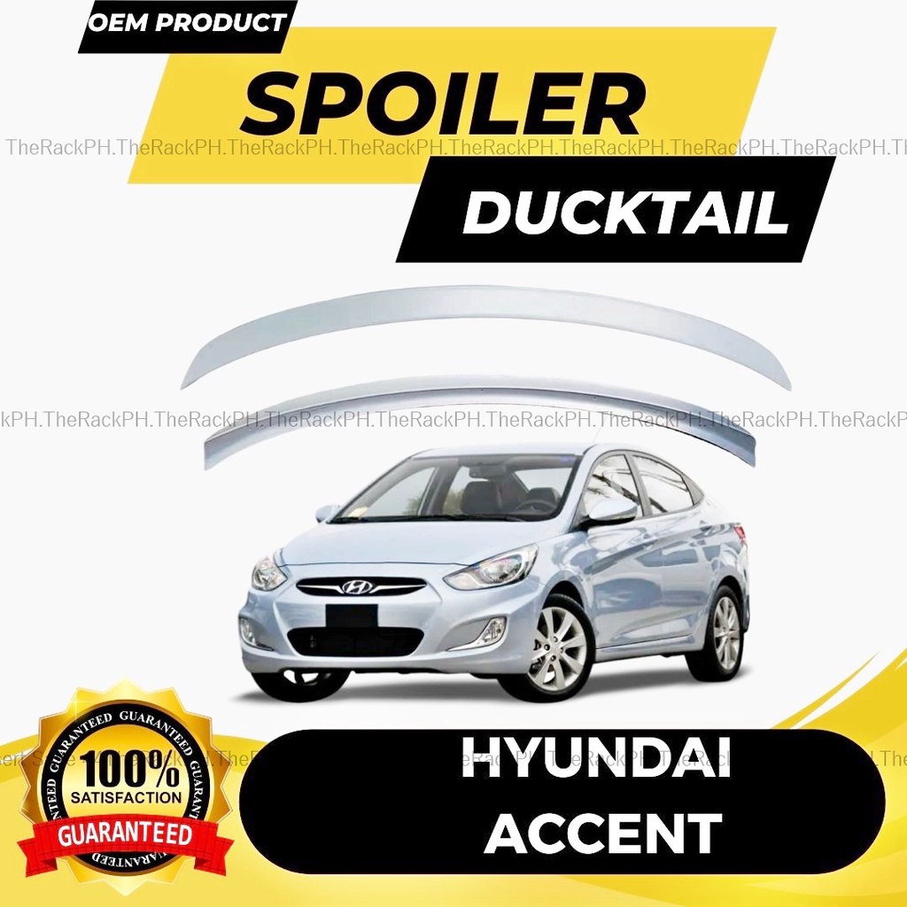 Spoiler Ducktail fit for HYUNDAI ACCENT 2011-2018 | Shopee Philippines