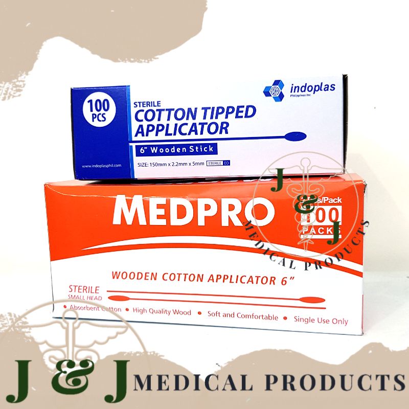 Sterile Cotton Applicator Sticks Small Head, Big Head | Shopee Philippines