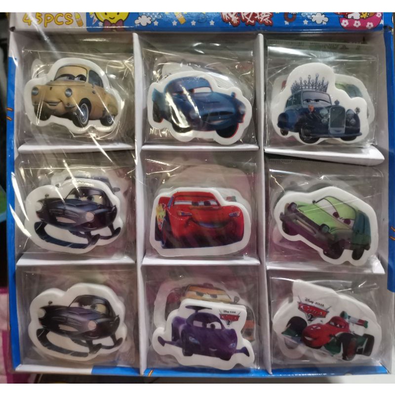 1 pc Disney Cars Eraser Random design birthday party Lootbag Filler ...