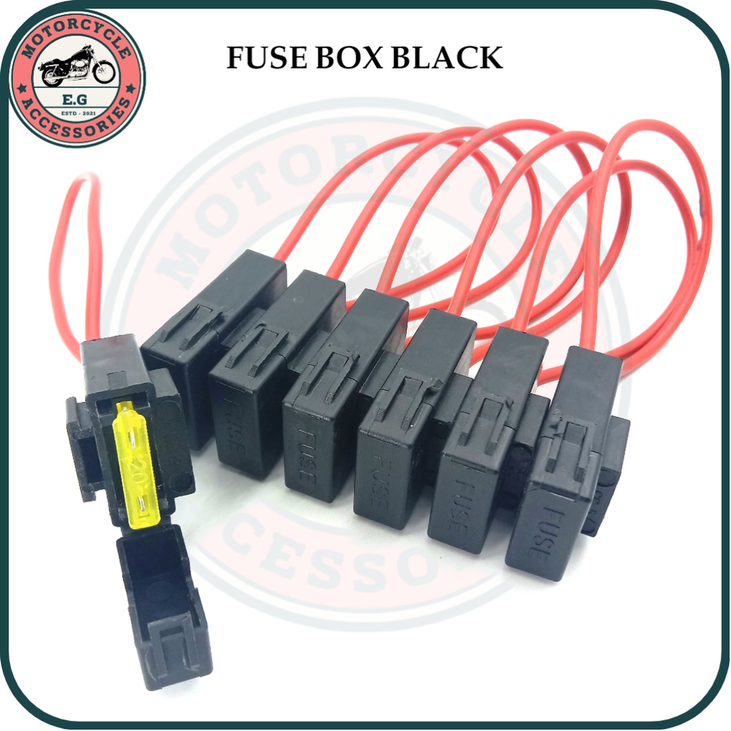 E.G Motorcycle Car Lightning Fuse Box Holder Free One 30A Fuse 32volts ...