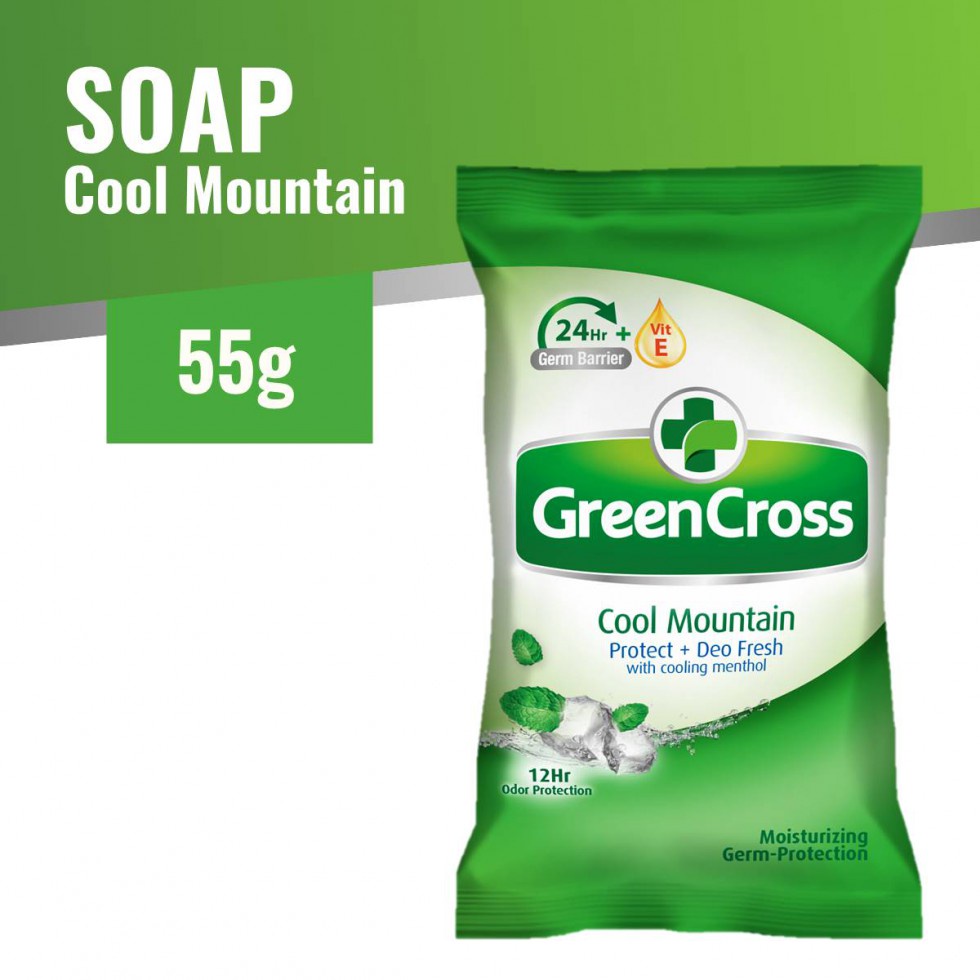 Green Cross Soap Cool Mountain 55g | Shopee Philippines