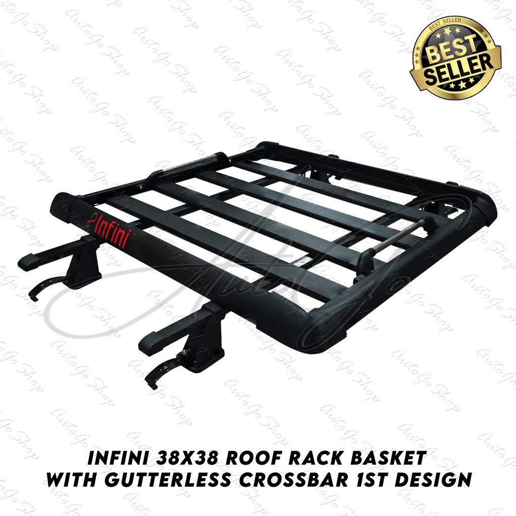 INFINI Roof Basket Roof Rack 38x38 with Gutterless Crossbar 1st Design ...