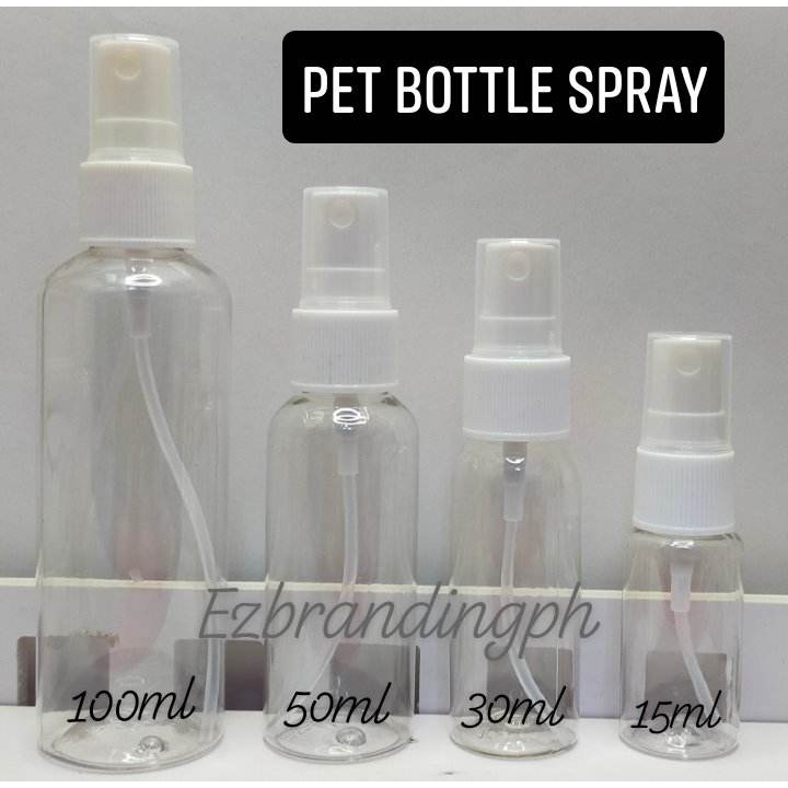 Pet Bottle Spray (15ml, 30ml, 50ml, 100ml) | Shopee Philippines