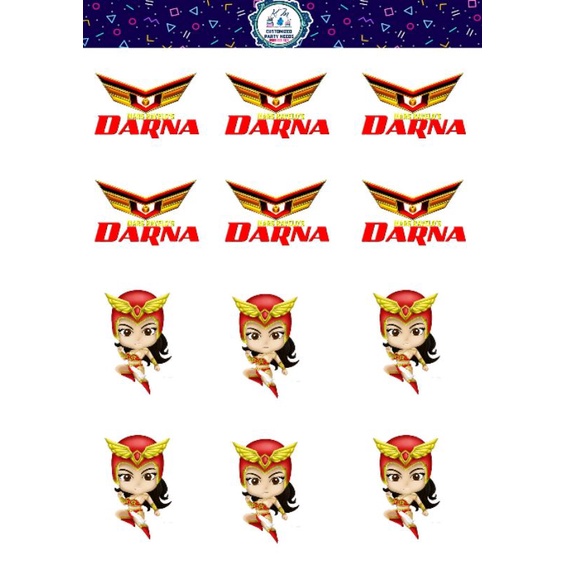Darna Customize Cake Topper | Shopee Philippines