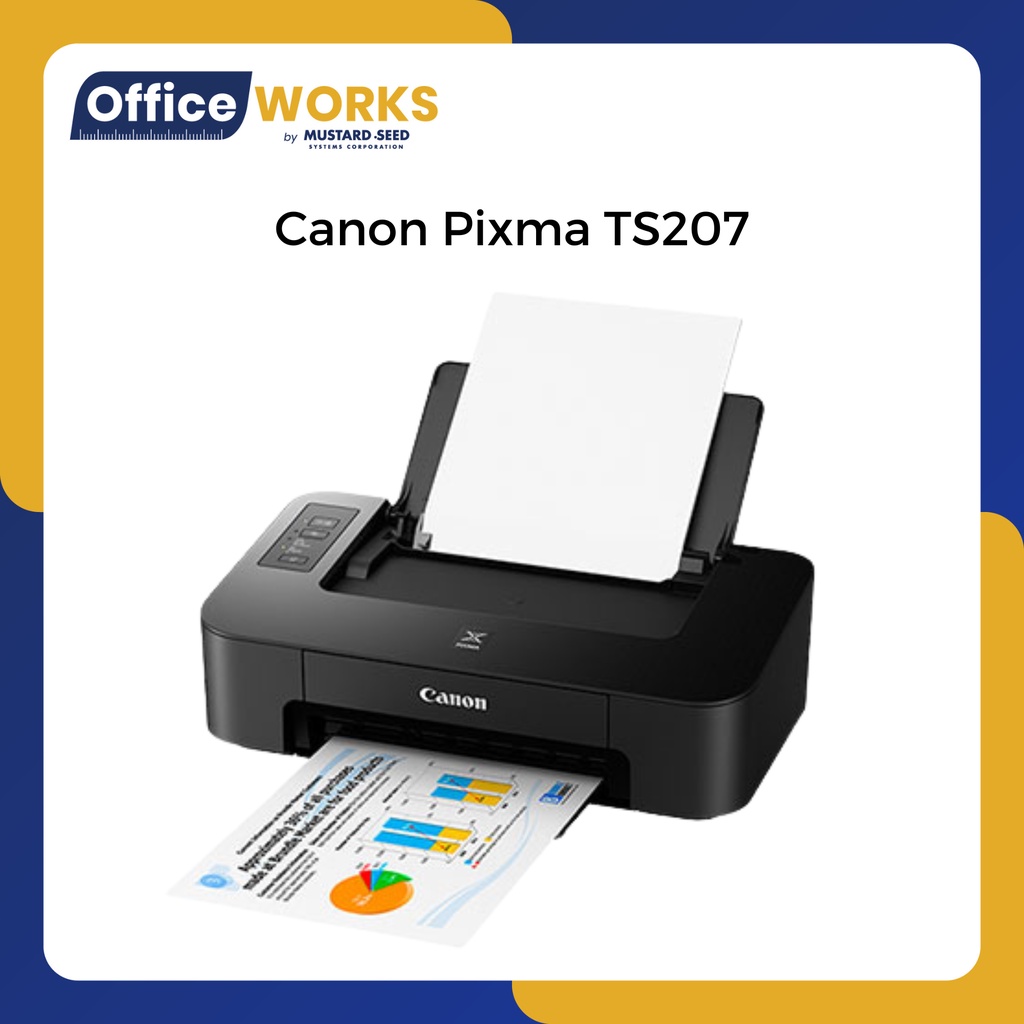 Canon Pixma TS207 Stylish and Compact Printer | Shopee Philippines