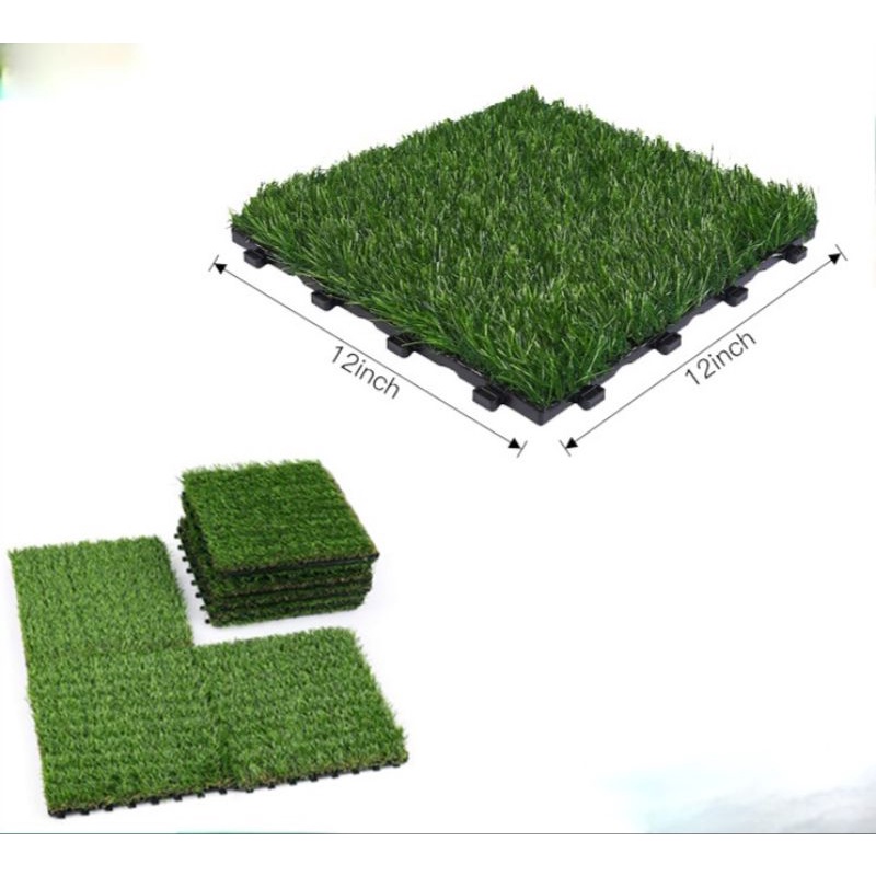 GRASS DECK TILES ARTIFICIAL FAKE GRASS TILES GRASS TILES WPC INDOOR ...