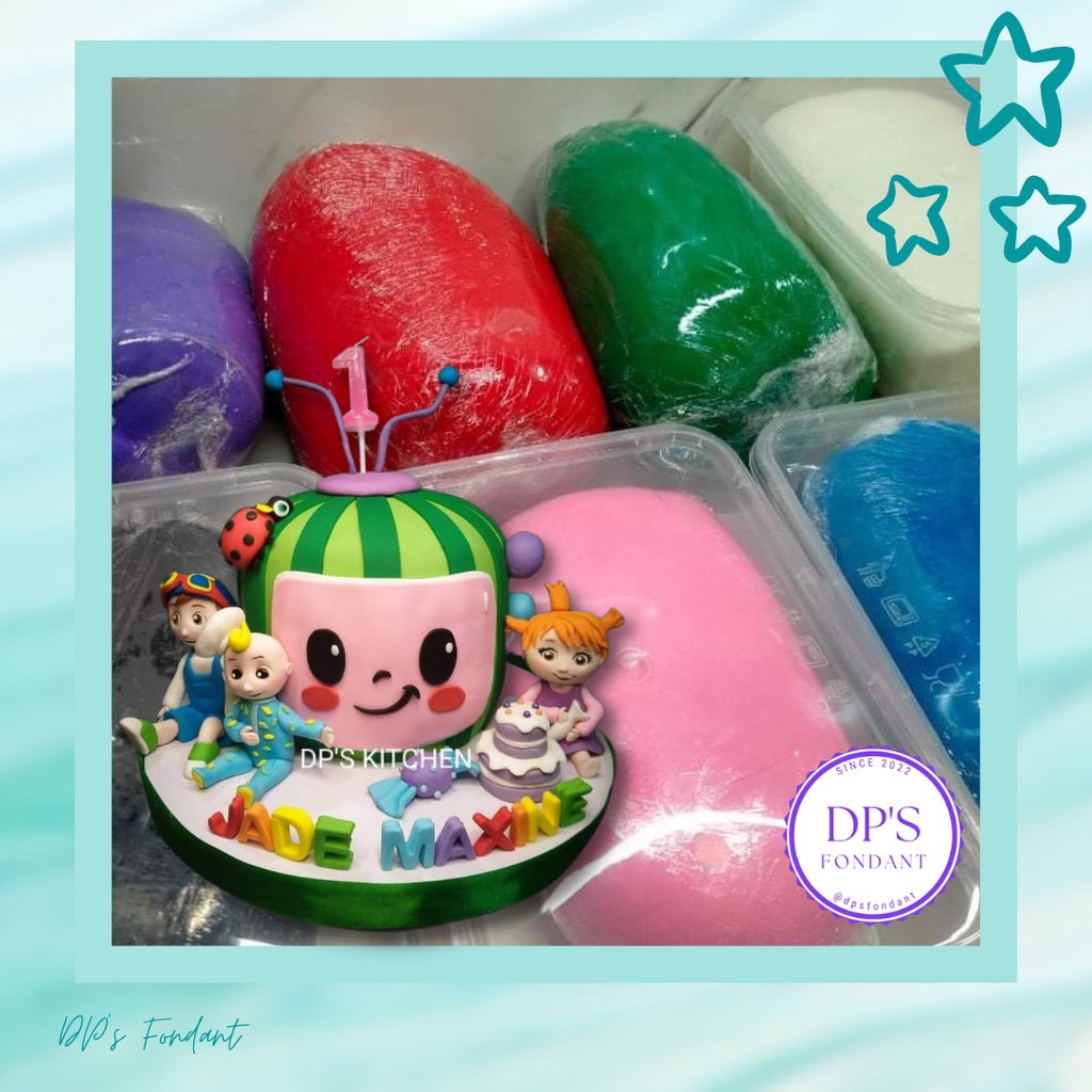 250g Ready to Use DP's Fondant for edible cake design, no crack, no ...