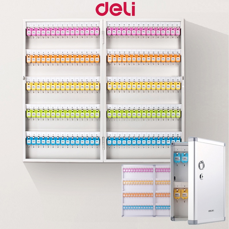Deli Key Cabinet Key Box Home Storage Creative Key Safe Box 24/48/96 ...