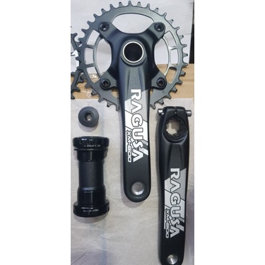 Ragusa crankset xm800 1x 36t hollowtech w/bottom bracket | Shopee ...