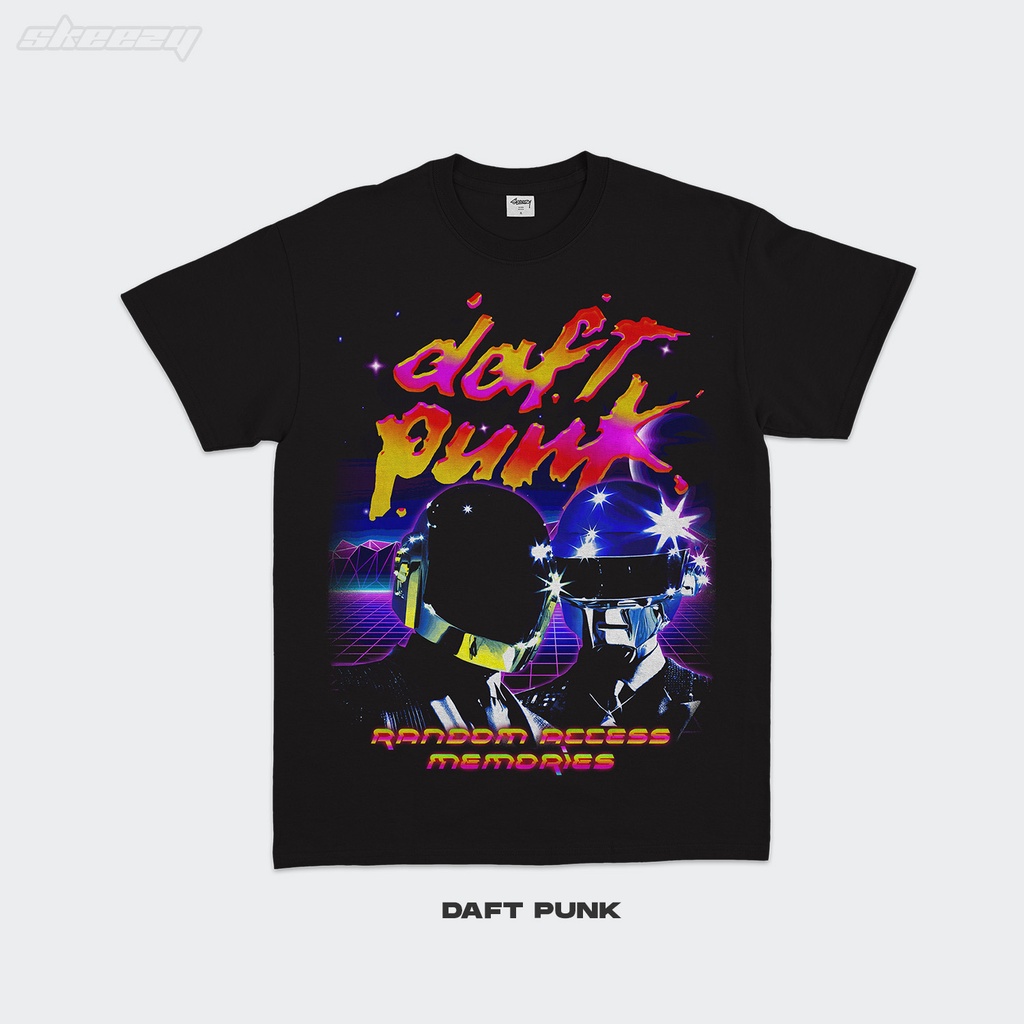 Daft Punk Tee by SKEEZY | 90s Y2K New Wave | Fan Made Aesthetic Bootleg ...