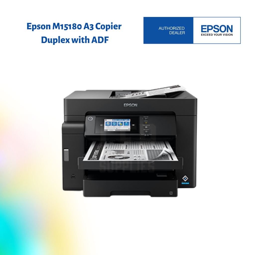 Epson EcoTank M15180 A3 Wi-Fi Duplex All-in-One Ink Tank Copier Printer ...