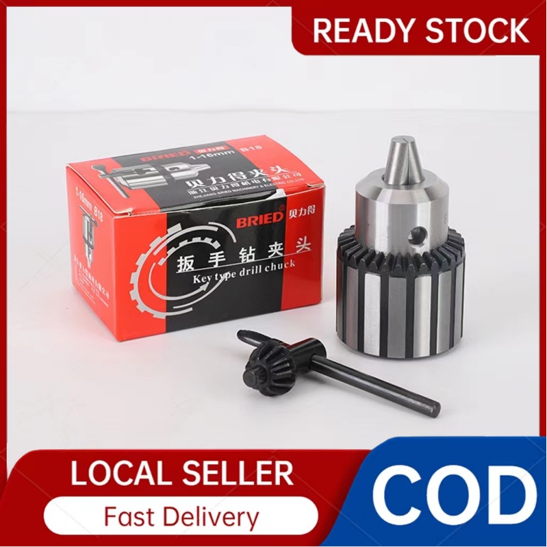 [Local Seller] 5mm - 20mm Drill Chuck B22 Heavy Duty with Key for CNC ...