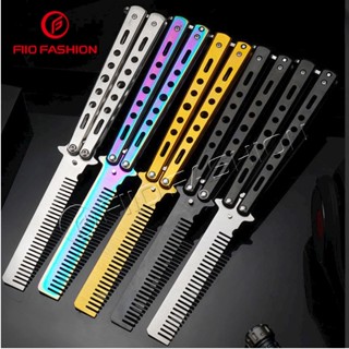 Salon Stainless Butterfly Folding Comb Balicomb FIIO Fashion Comb Gift ...