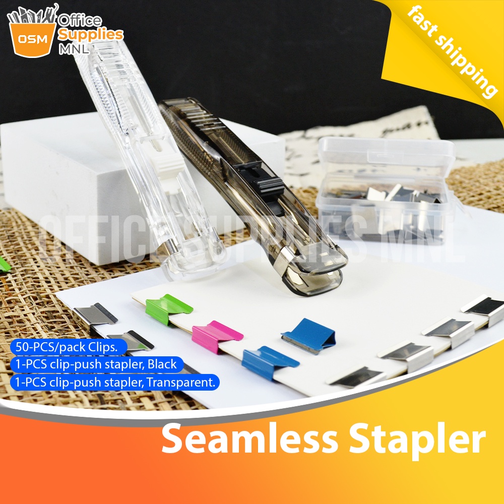 Seamless Stapler Office Essentials Binding Stationery Exam Paper ...