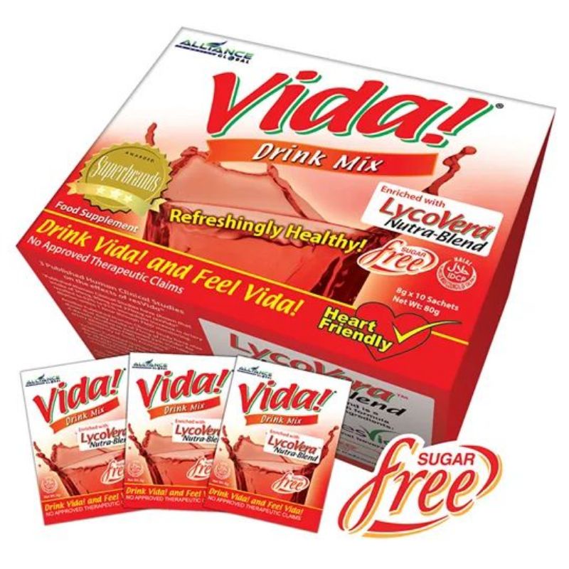 Vida Drink Mix (5 Sachet/10 Sachet) by Aim Global 100% Aunthentic ...